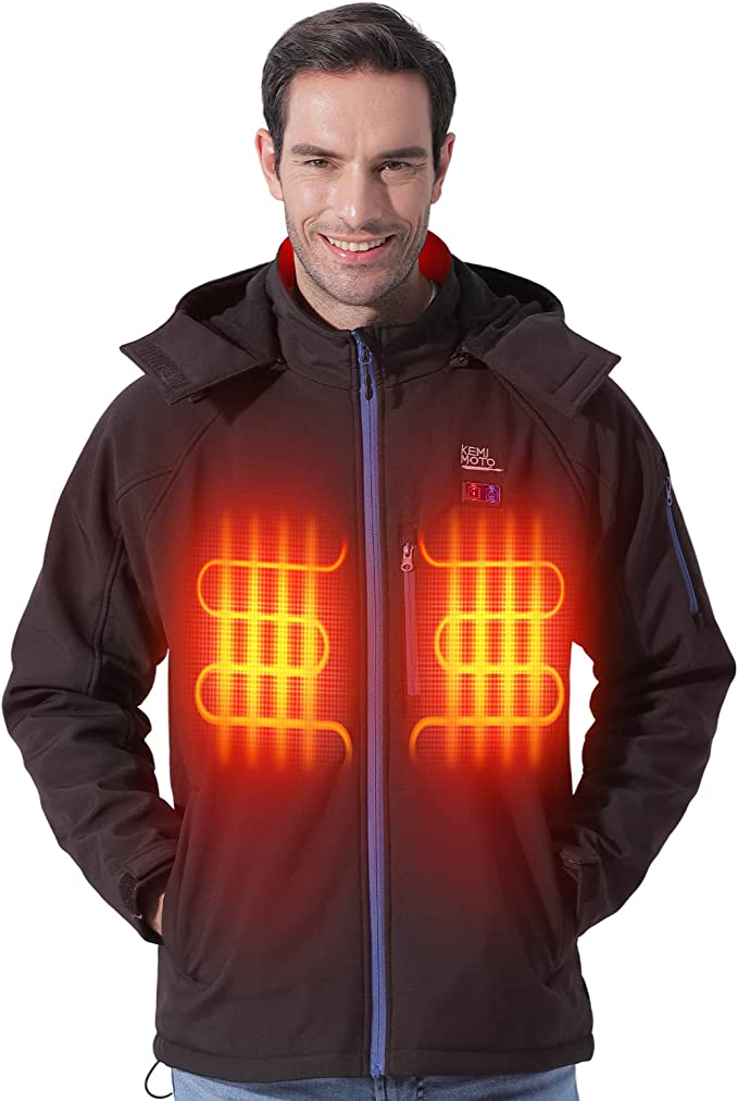 Men's Heated Jackets with Battery Pack - Desi Shopper