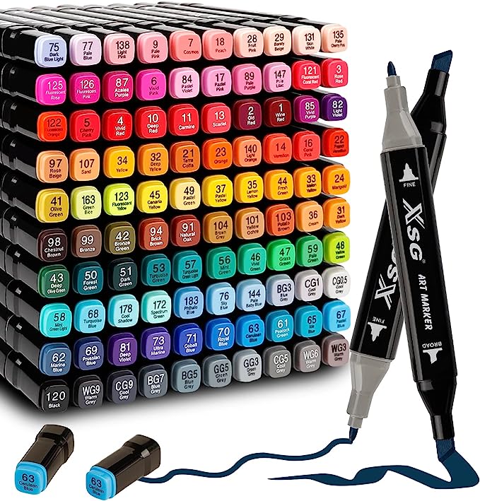 Dual Tip Permanent Markers - Desi Shopper