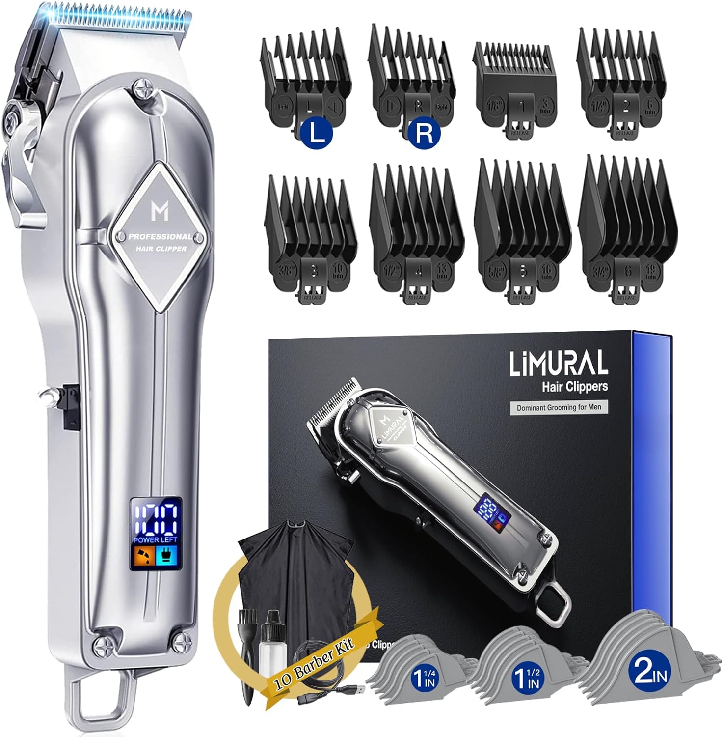 Hair Clippers for Men - Professional Barber Clippers for Hair Cutting ...