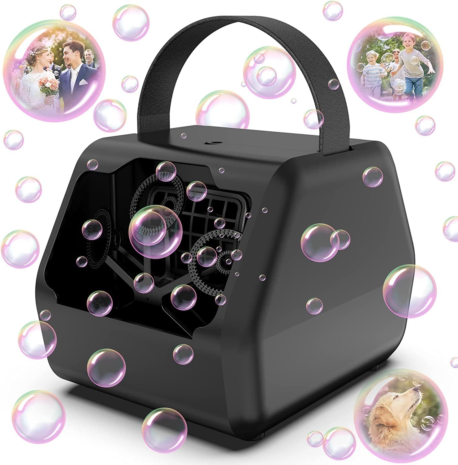 Bubble Machine, 8000+ Bubbles/Min Bubble Makers - Desi Shopper
